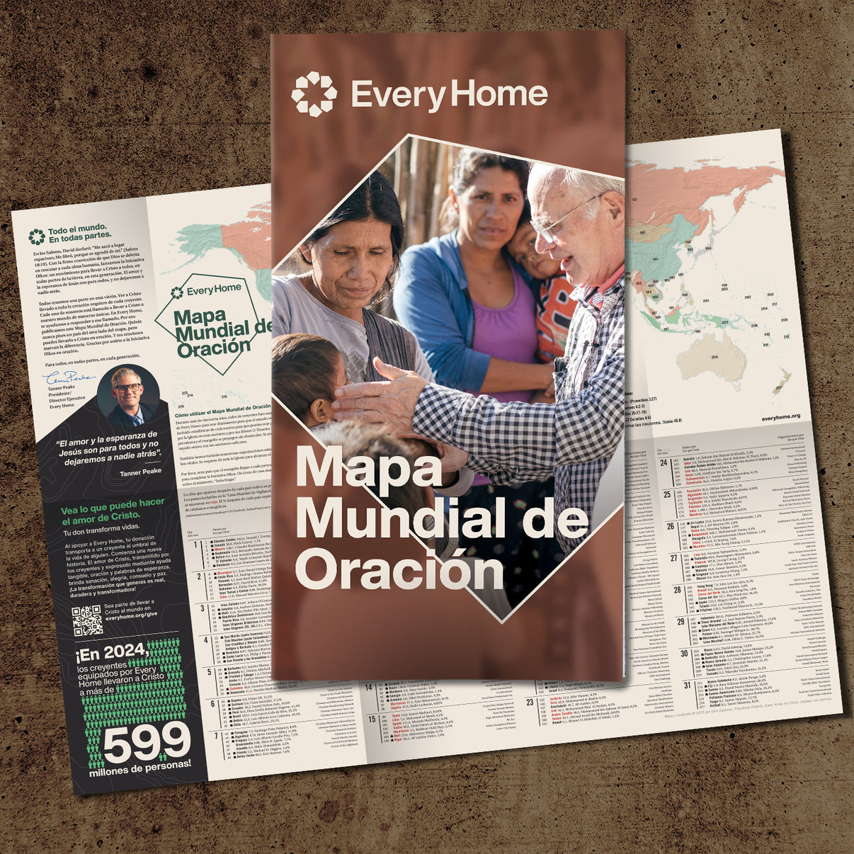 World Prayer Map - Spanish – Every Home for Christ