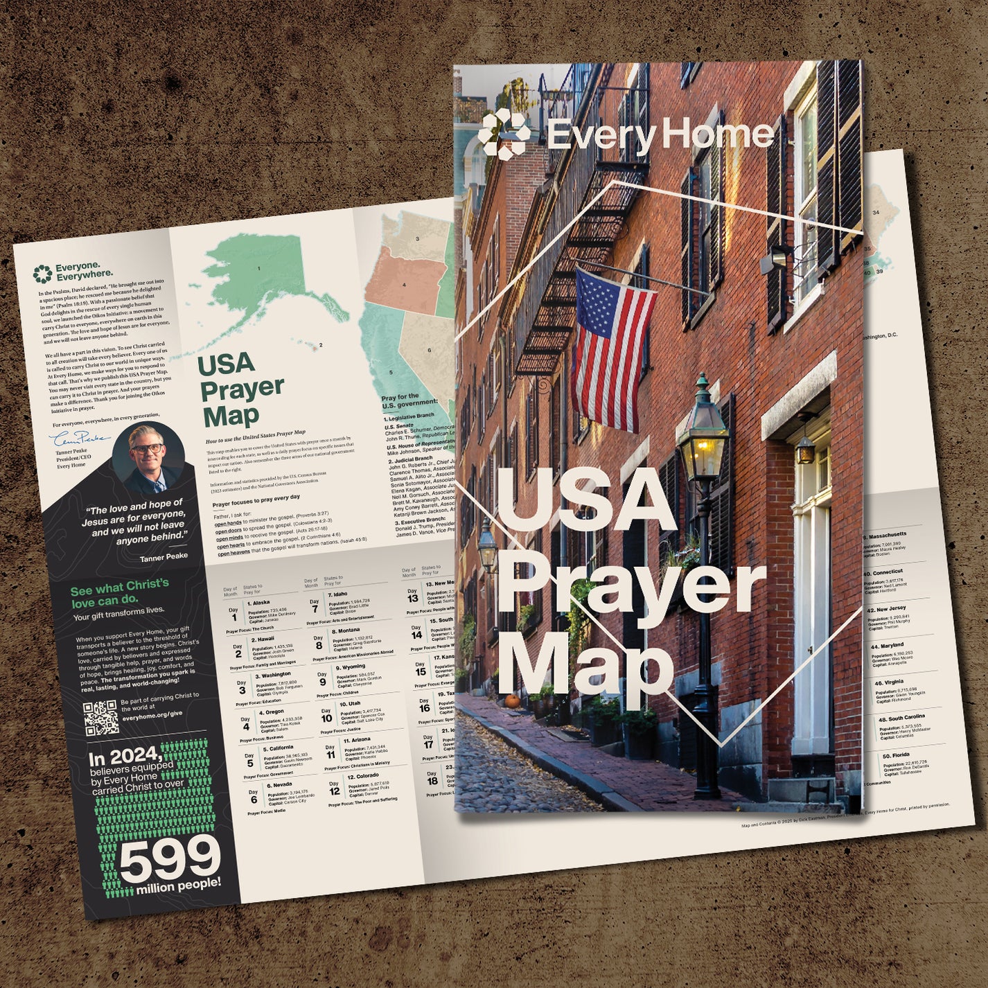 U.S. Prayer Map – Every Home for Christ